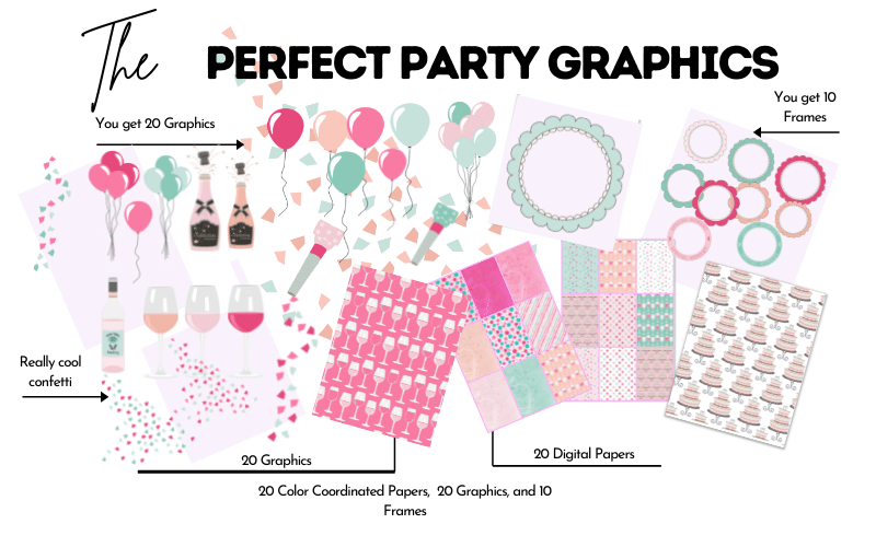 Party Pack Landing Page - Creative PLR
