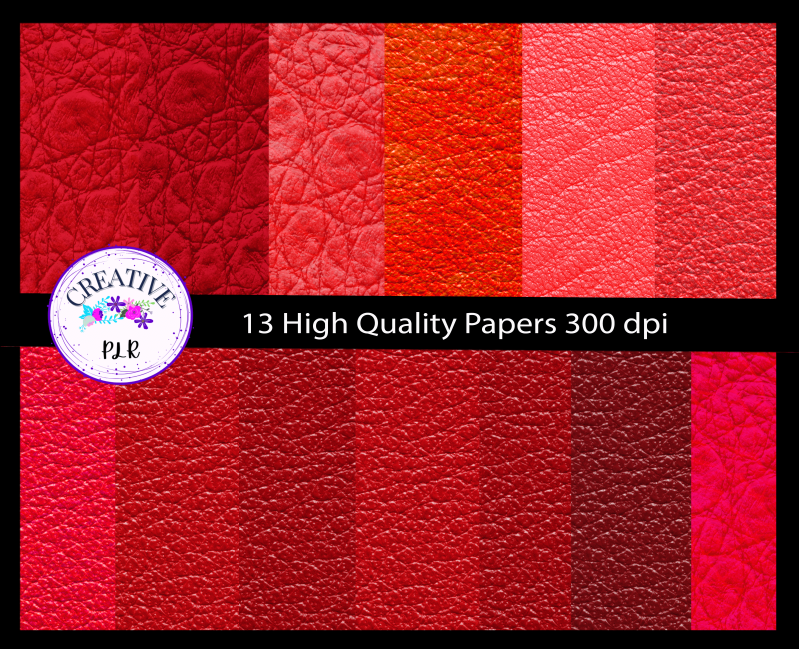Leather Paper Collection LP - Creative PLR