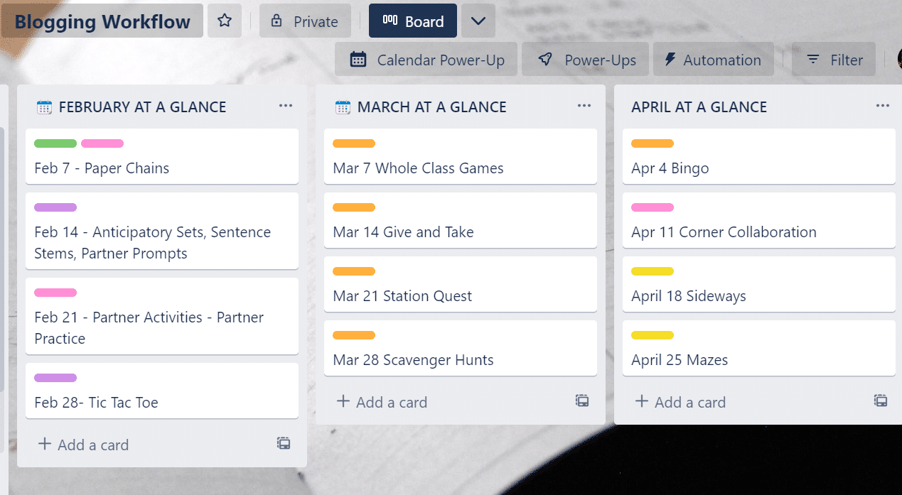 Create a Content Calendar Using Trello - Creative PLR