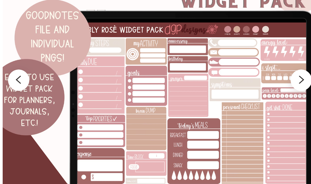 Using Widgets to Speed Planner Creation - Creative PLR
